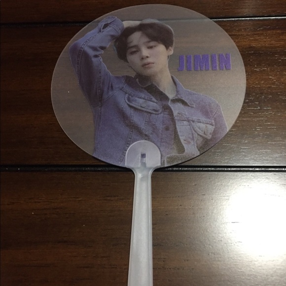 Accessories | Bts Jimin Transparent Mini Hand Fan | Poshmark